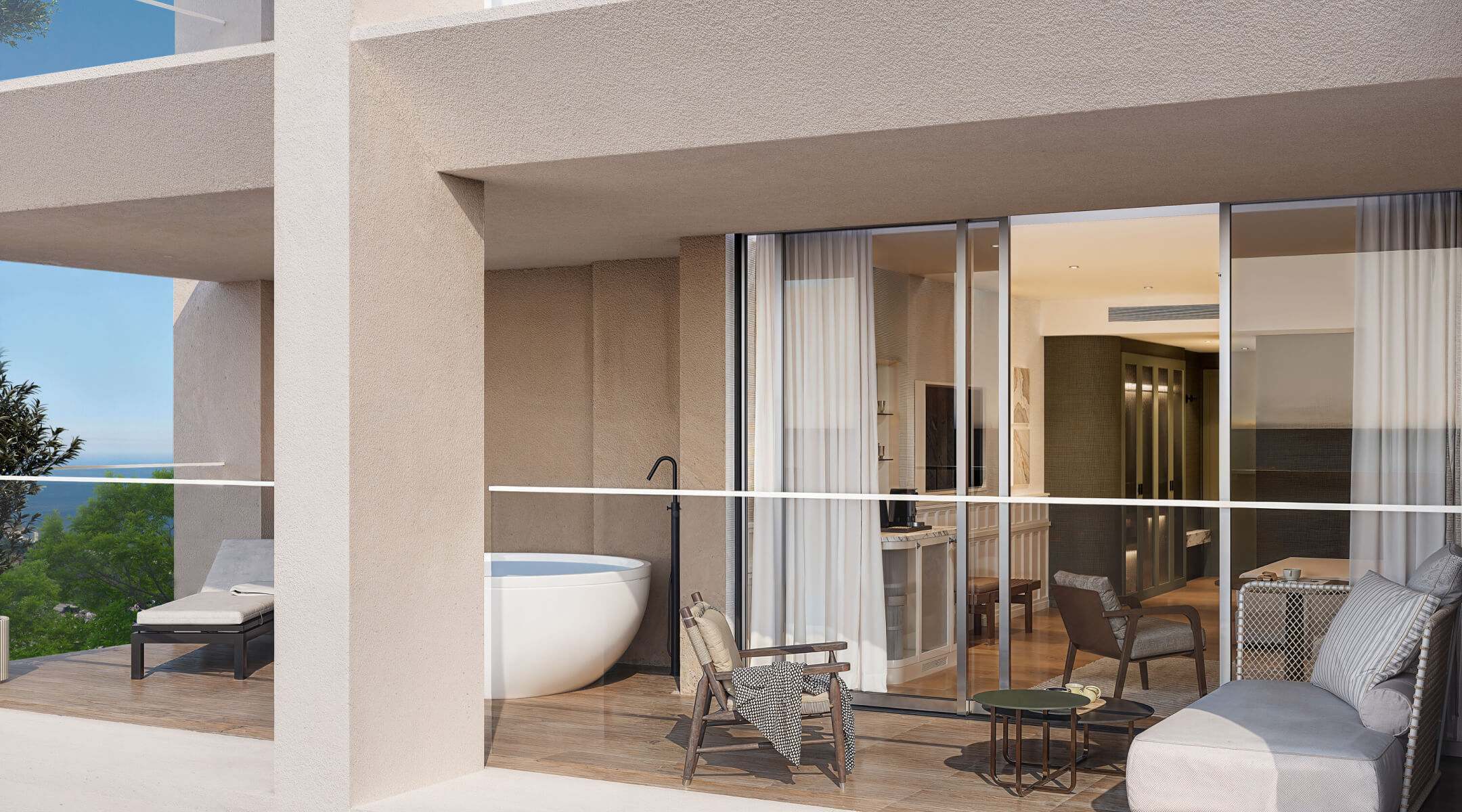 Deluxe Jakuzili Deniz Manzaralı Oda | Akra Didim Hotel, Türkiye